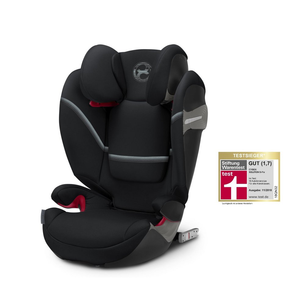 CYBEX AUTO SEDISTE 2/3 (15-36KG) SOLUTION S FIX DEEP BLACK | Baby Park ...