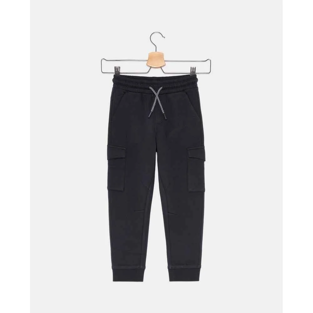 BLUKIDS PANTALONE FLEECE CARGO VULCAN | Baby Park Internet prodavnica
