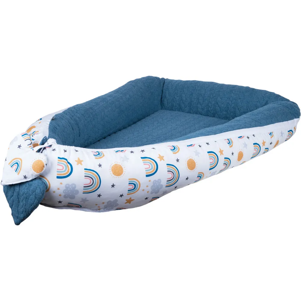 BUBABA GNEZDO ZA BEBE DUGA PLAVO | Baby Park Internet prodavnica