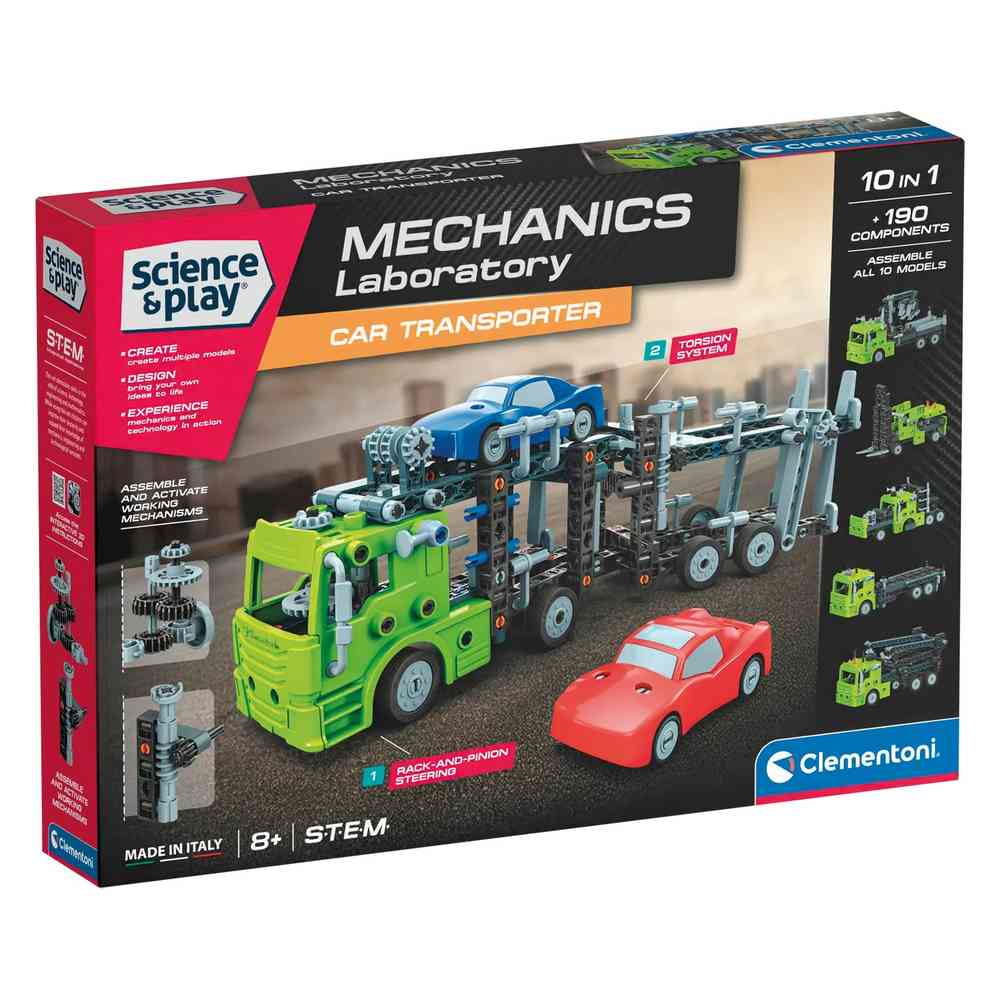 SCIENCE AND PLAY MECHANICS LABORATORY CAR TRANSPORTER | Baby Park ...