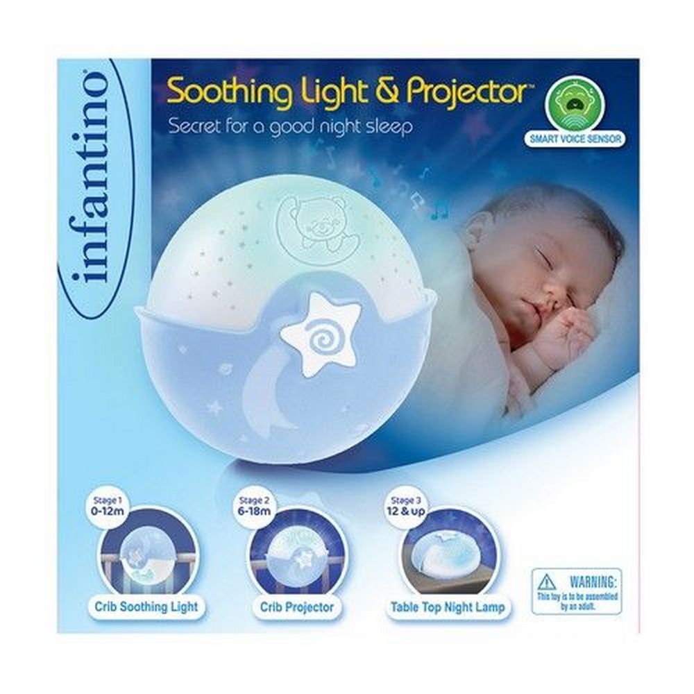 INFANTINO NOCNA LAMPA - PLAVA 004627 | Baby Park Internet prodavnica