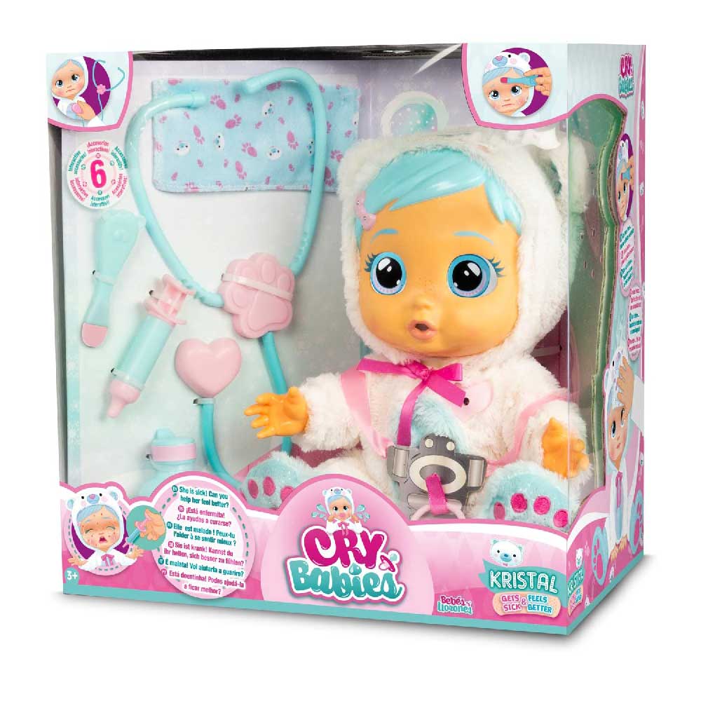CRYBABIES KRISTAL GETS SICK | Baby Park Internet prodavnica