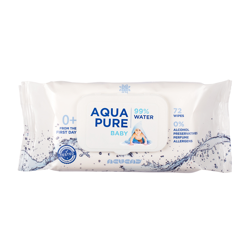 NEVENA BABY VLAZNE MARAMICE AQUA PURE 72/1 | Baby Park Internet prodavnica