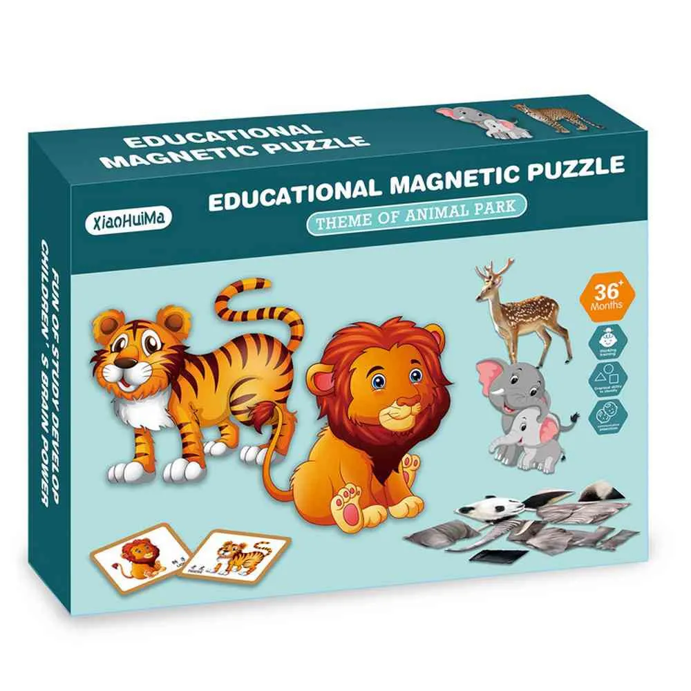 BEST LUCK MAGNET PUZZLE DIVLJE ZIVOTINJE | Baby Park Internet prodavnica